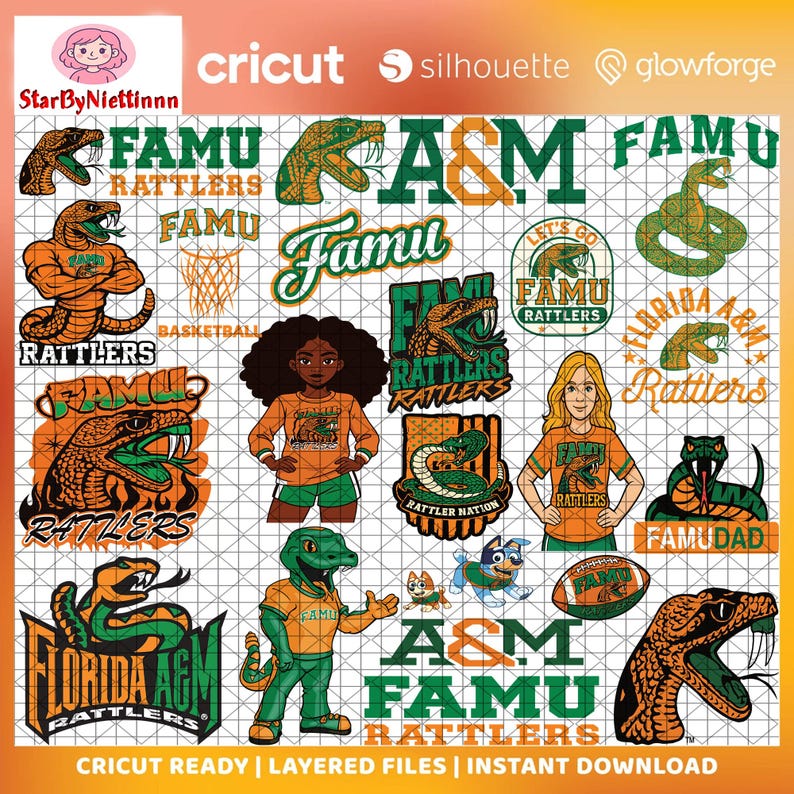 Rattlers SVG, Football Team, Basketball, College Mascot, Athletics ...
