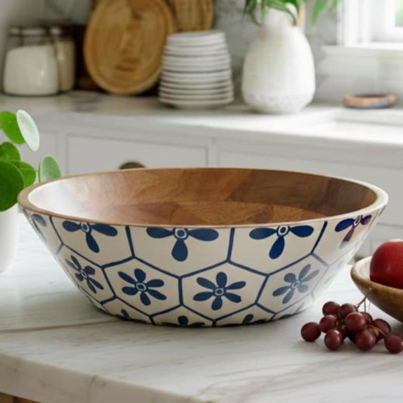 40 Cm Wooden Bowl - Etsy UK