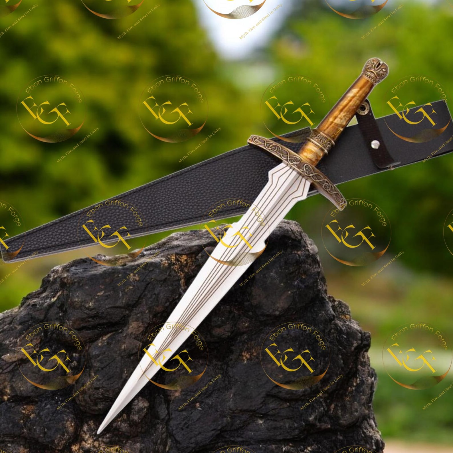Loki Flame Sword Replica – Stainless Steel Marvel Cosplay Prop (40cm ...