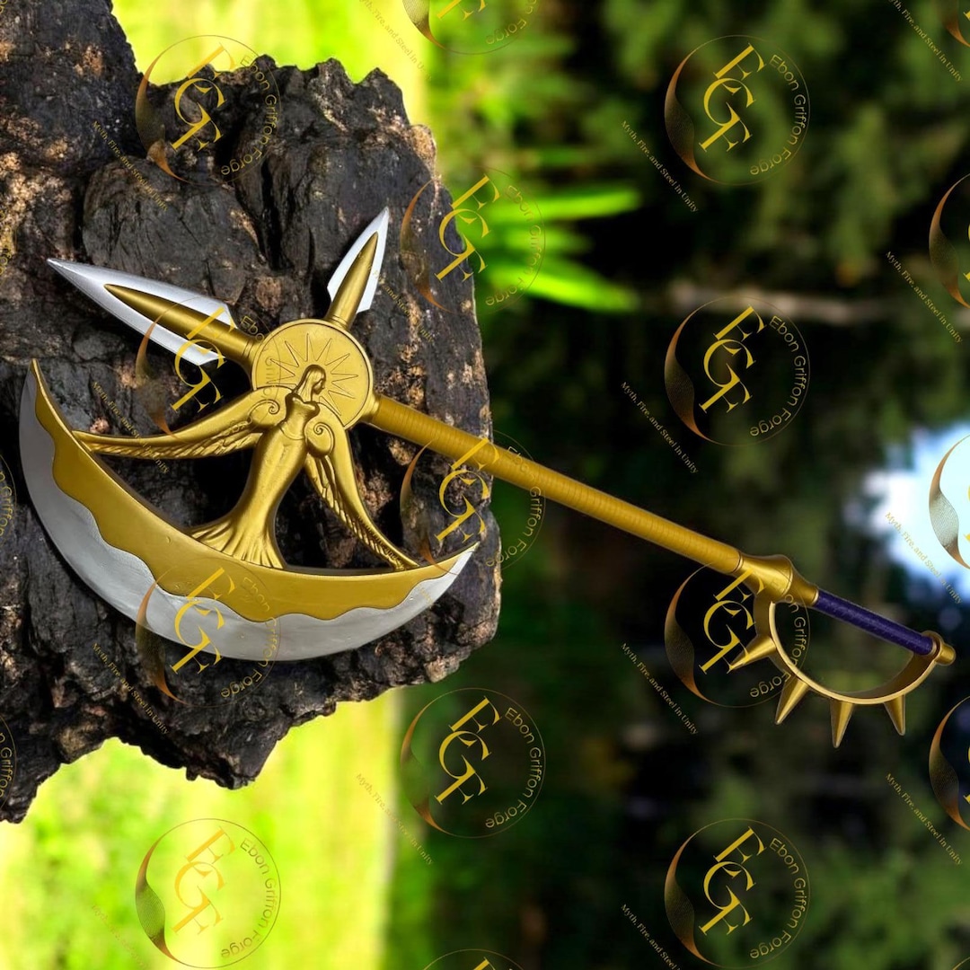 Rhitta Divine Axe Replica – Escanor Seven Deadly Sins, Aluminum Display ...