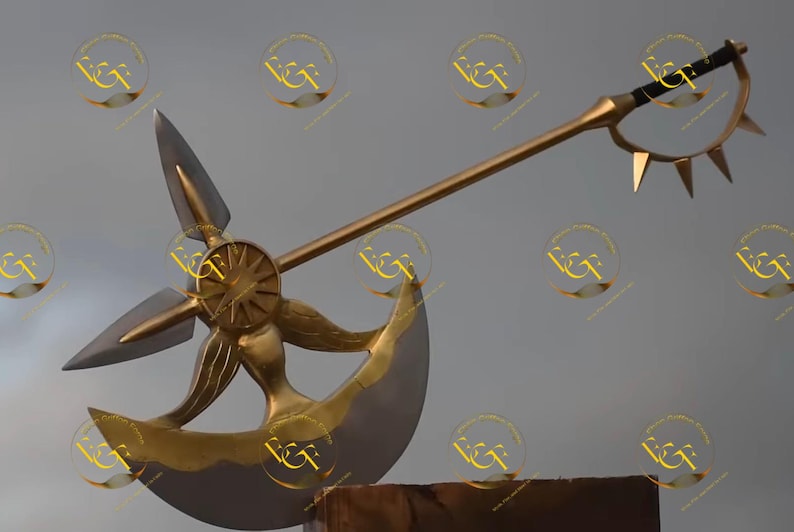 Rhitta Divine Axe Replica – Escanor Seven Deadly Sins, Aluminum Display ...