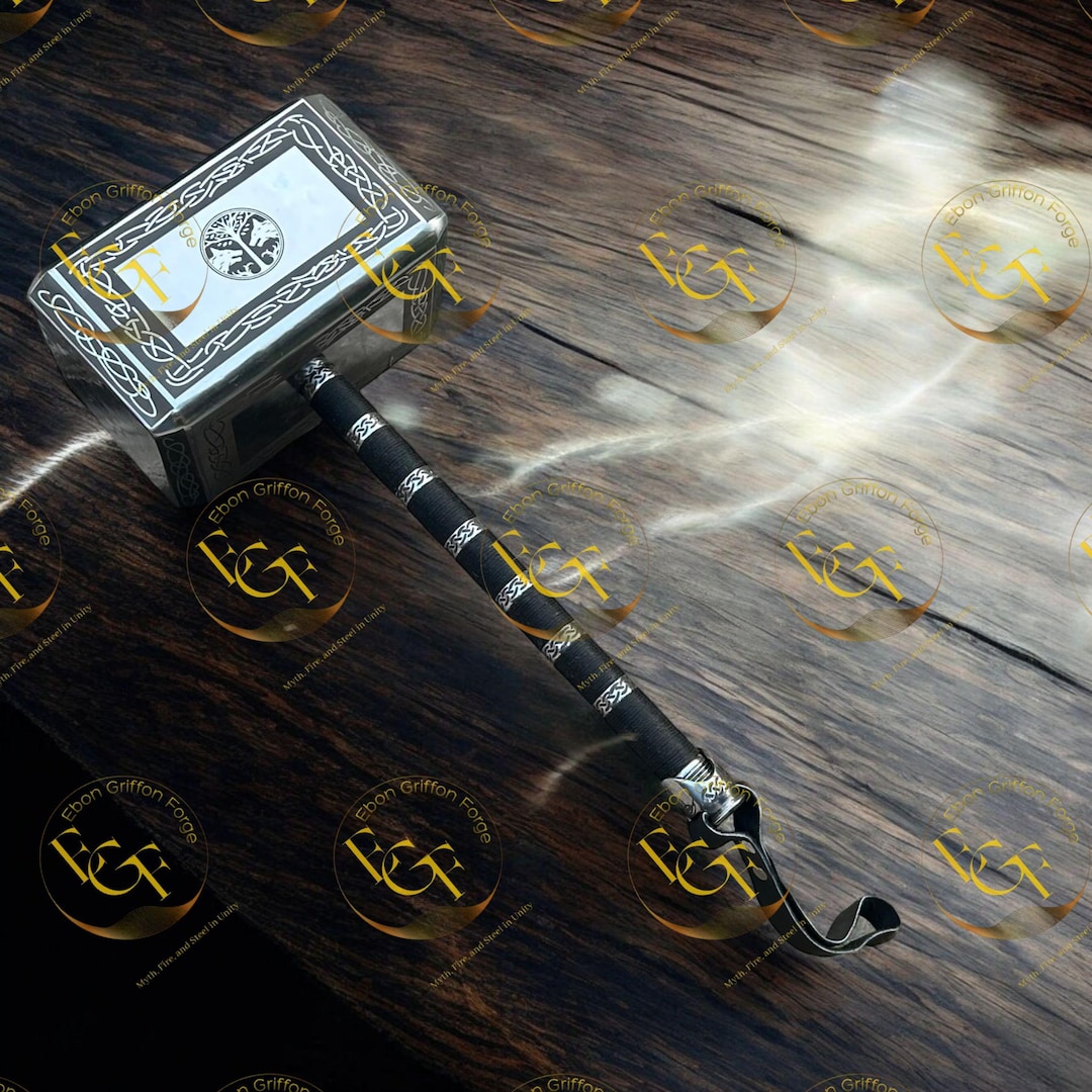 Engraved Mini Mjolnir Replica – Carbon Steel Thor Hammer, Norse Gift - Etsy