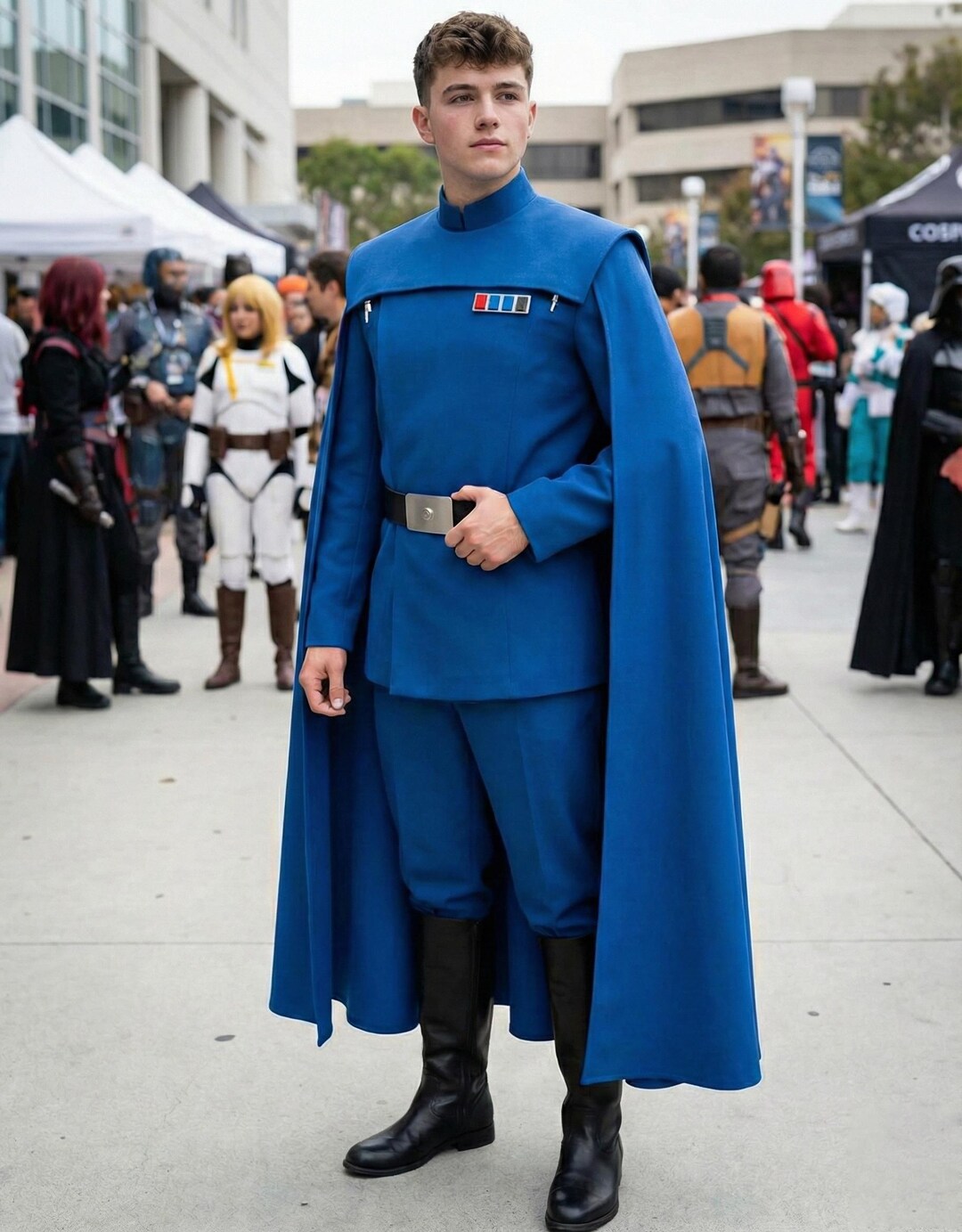Galactic Empire Officer Blue Cosplay Costume | Star Wars Imperial ...