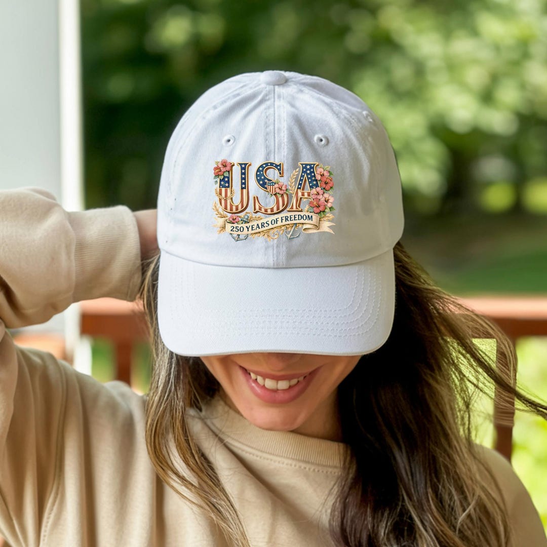America 250th Anniversary Cap 1776-2026 Freedom Hat USA Flag Veteran ...