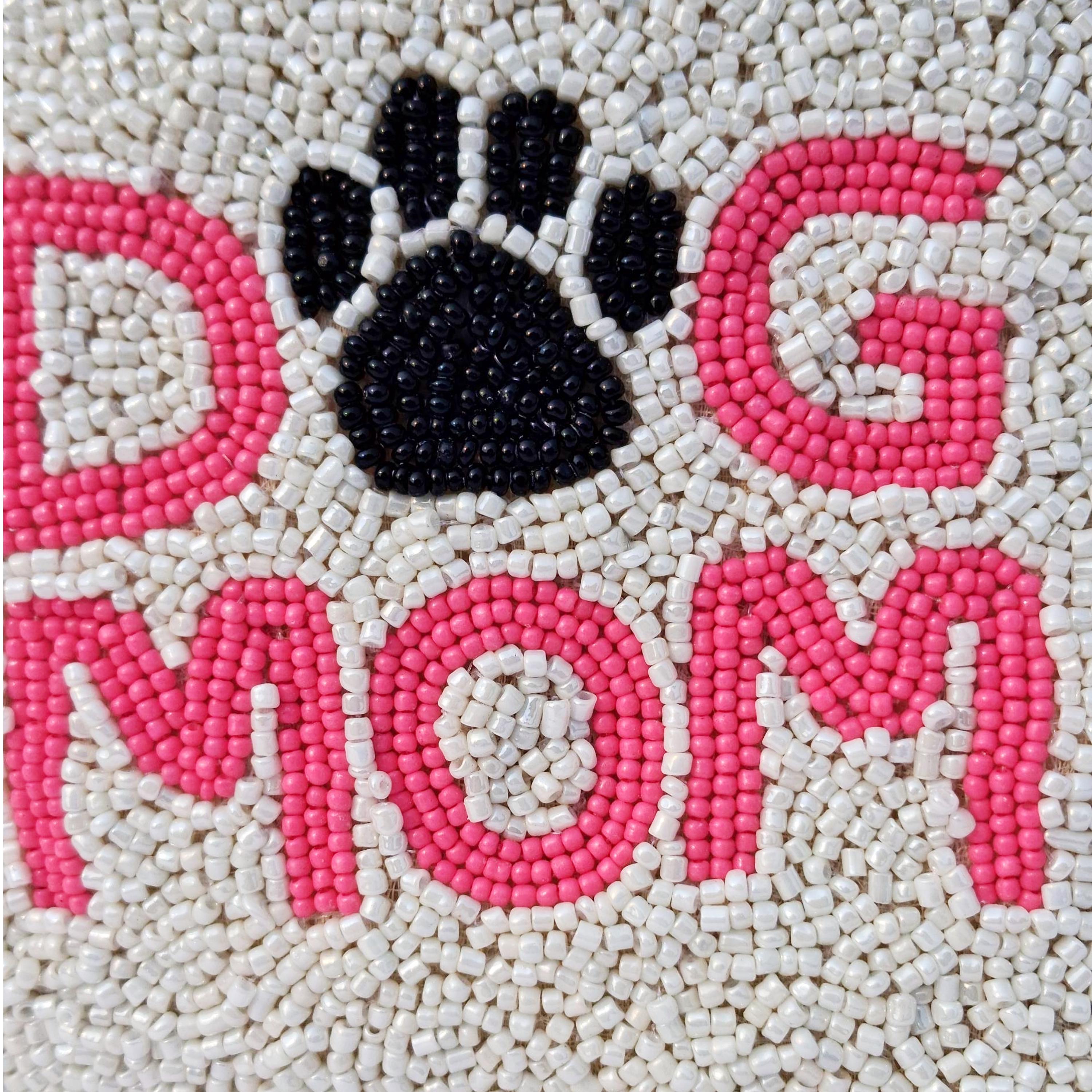 Handmade Beaded Dog Mom Coin Purse: Keychain Mini Pouch - Etsy
