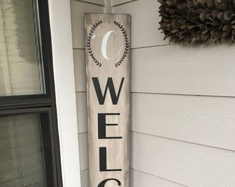 Initial Welcome Sign | Etsy