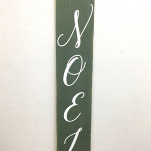 Noel Vertical Sign Rustic Farmhouse Porch Sign Tall Christmas Sign in ...