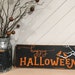 Happy Halloween Wood Sign Rustic Halloween Sign Halloween Sign With ...