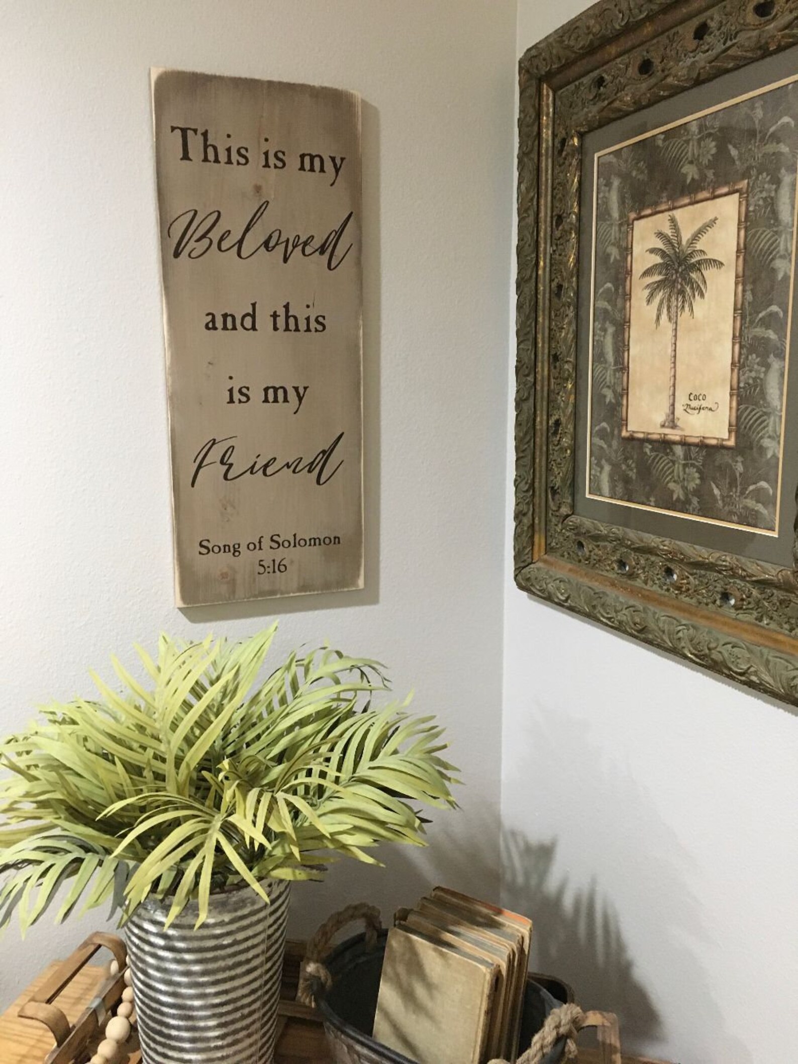 This is My Beloved and This is My Friend 11.25X28 in Size LR-200 - Etsy