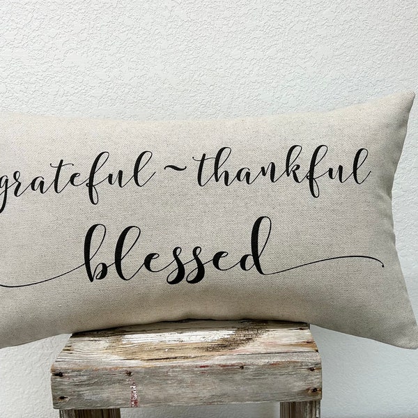 Blessed Pillow - Etsy