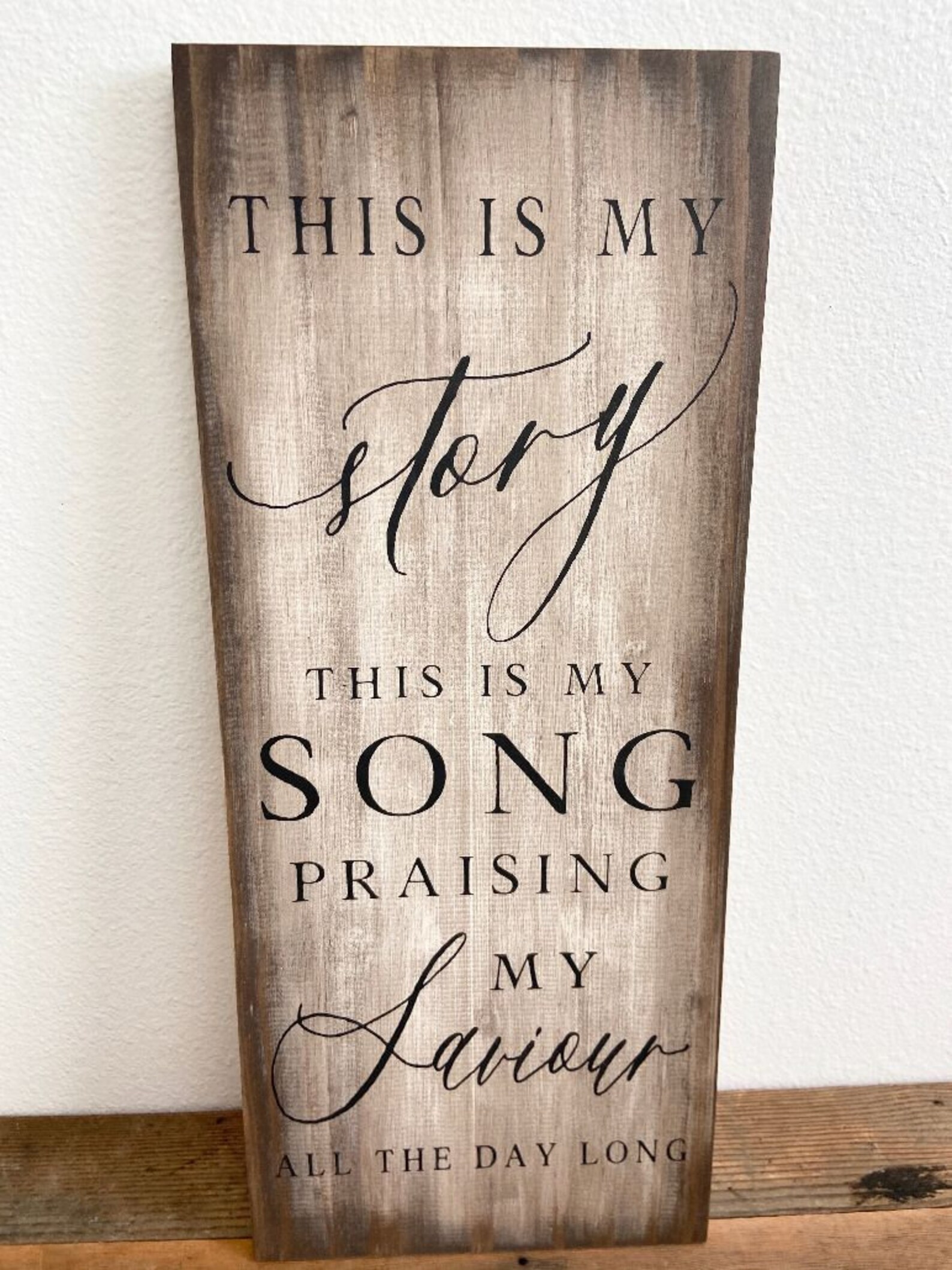 This is my story this is my song praising my Saviour all the | Etsy
