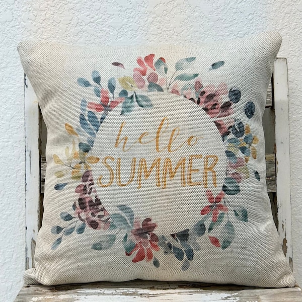 Summer Pillows - Etsy