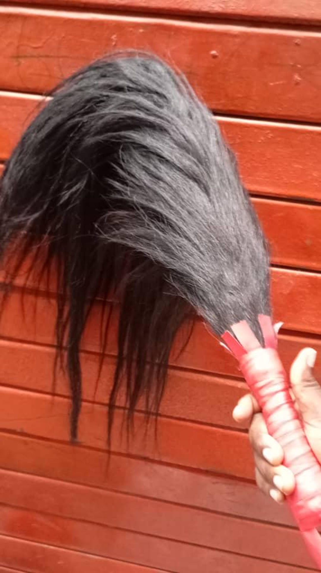 Black African Horse Tail Whisk | Handmade Irukere Cultural Accessory ...
