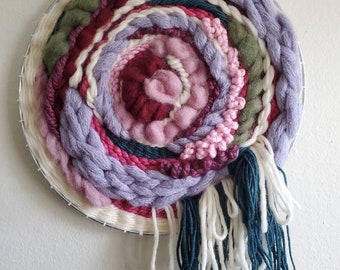 Circular Woven Wall Hanging - Etsy