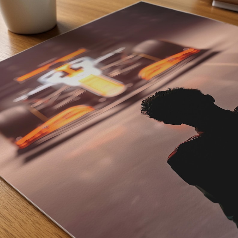 Formula 1 Car Poster, Racetrack Wall Art (digital Download) - Etsy