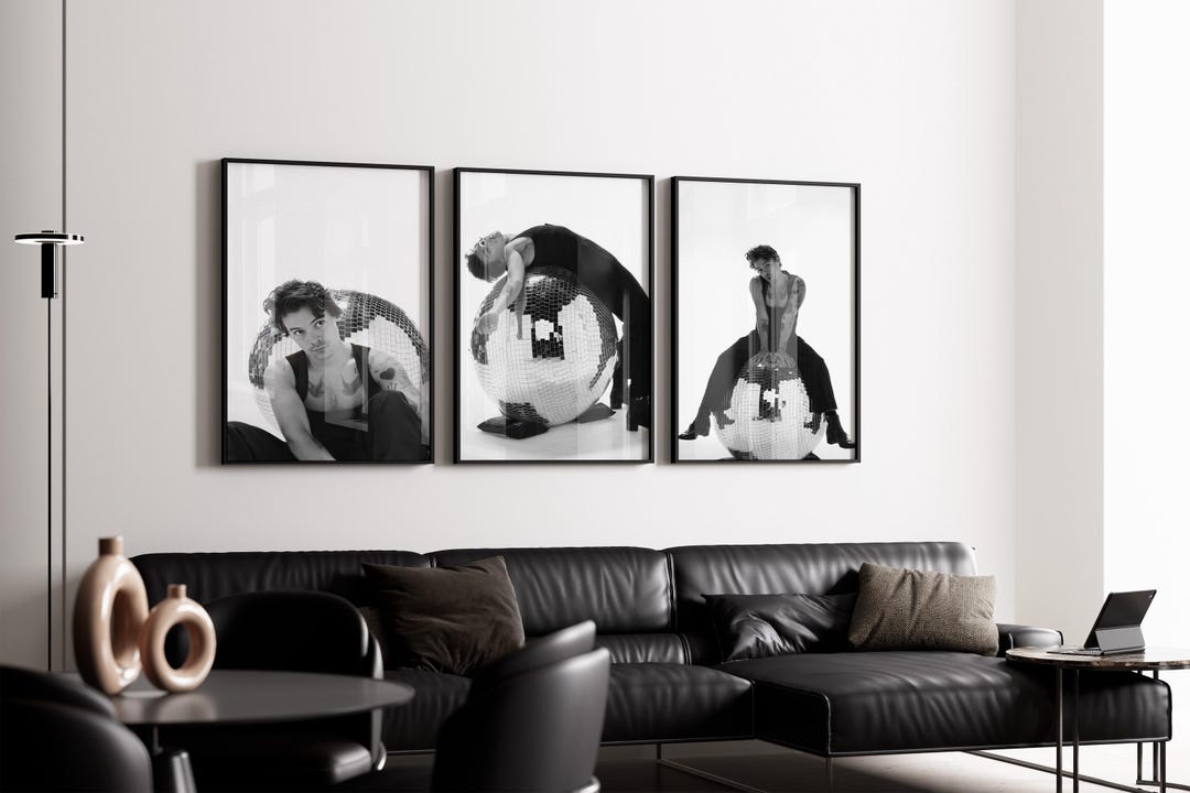 Set of 3 Harry Styles Poster, Harry Styles Prints, Harry Styles Merch ...