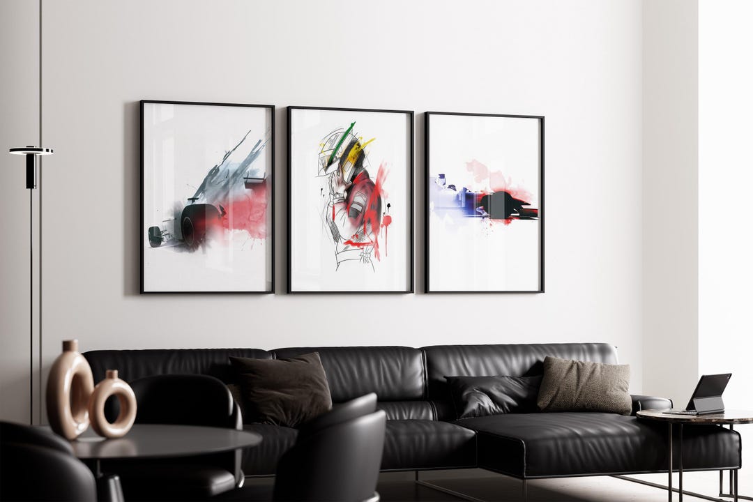 Formula 1 Car Poster, F1 Racetrack Wall Art (digital Download) - Etsy