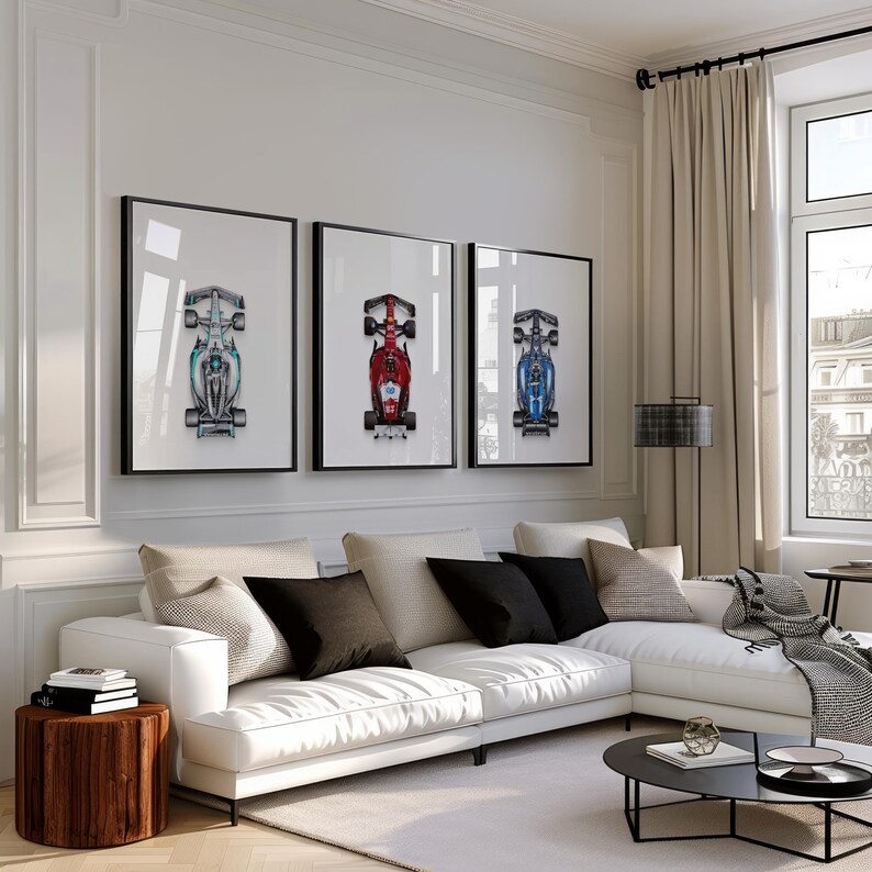 Formula 1 Car Poster, F1 Racetrack Wall Art (digital Download) - Etsy ...