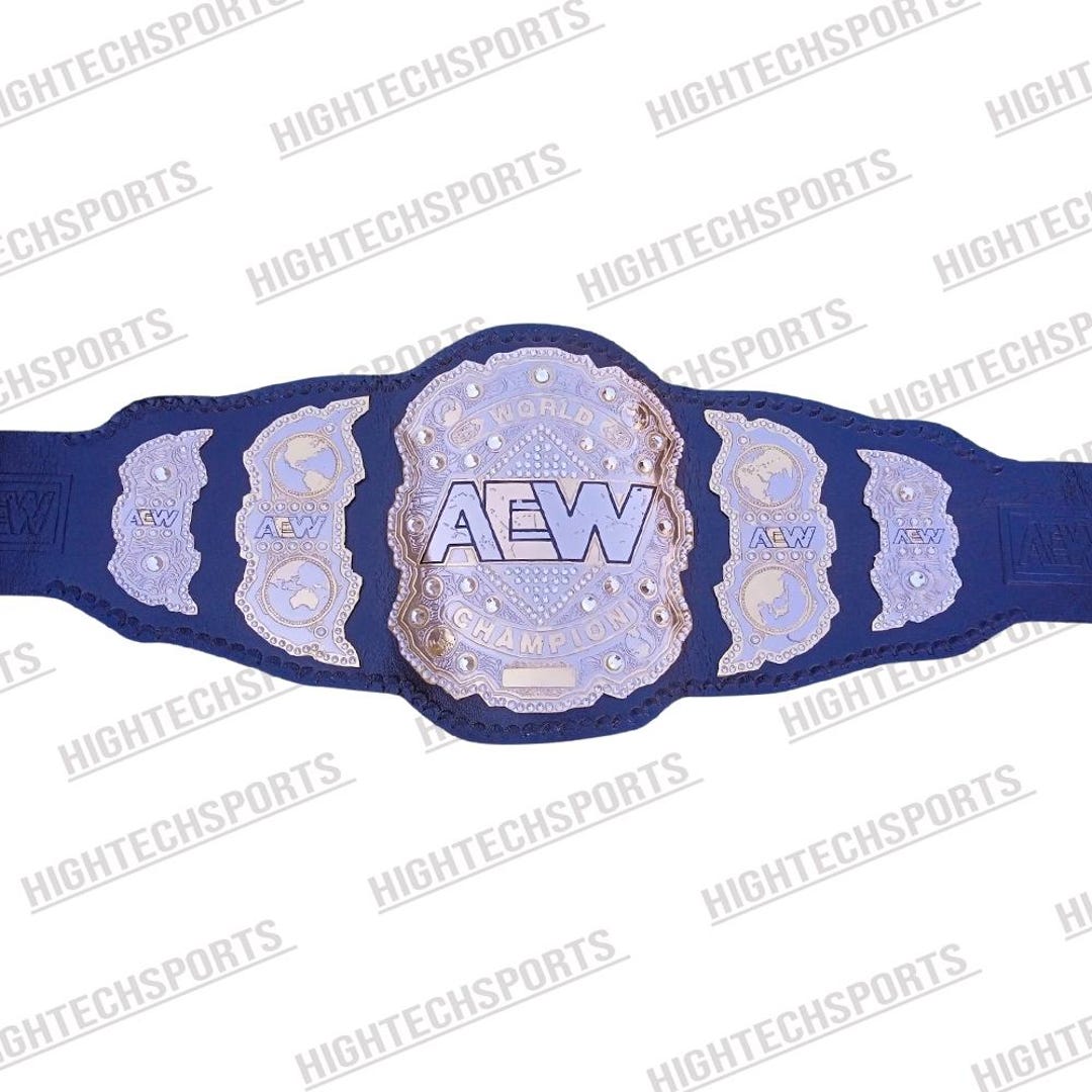 AEW World Heavyweight Wrestling Championship Adult Replica Title Belt ...
