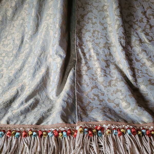 Brocade Curtains - Etsy