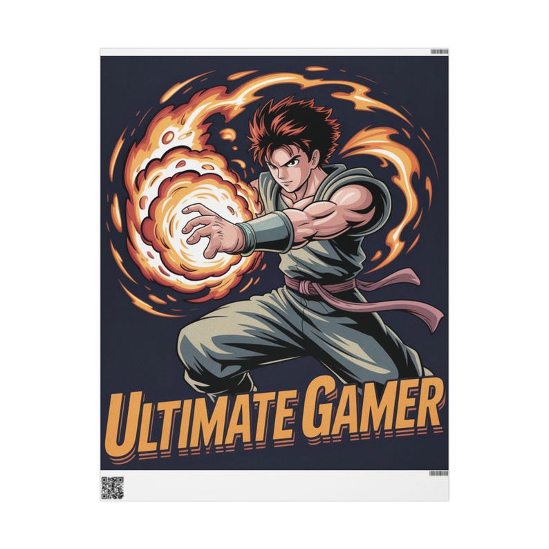 Ultimate Gamer Wrapping Paper | Cool Gift Wrap for Gamers, Birthday ...