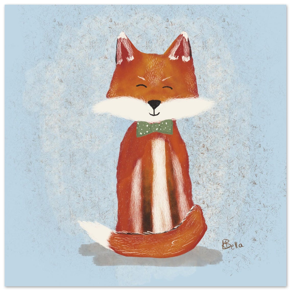 Whimsical Woodland Fox Print - Storybook Art for Kids' Room Decor - Etsy