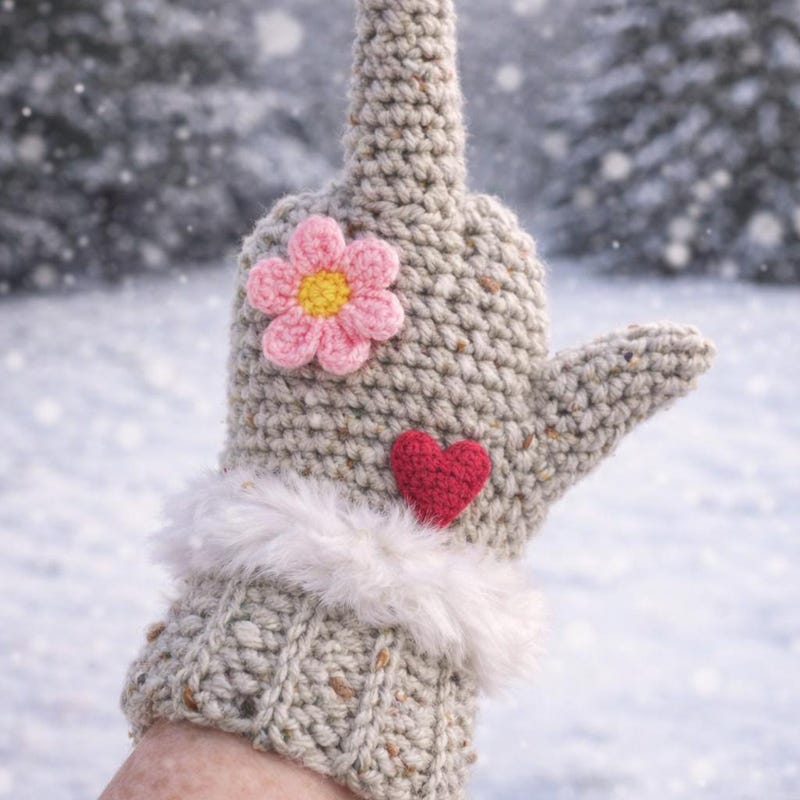 Middle Finger Mitten - Etsy