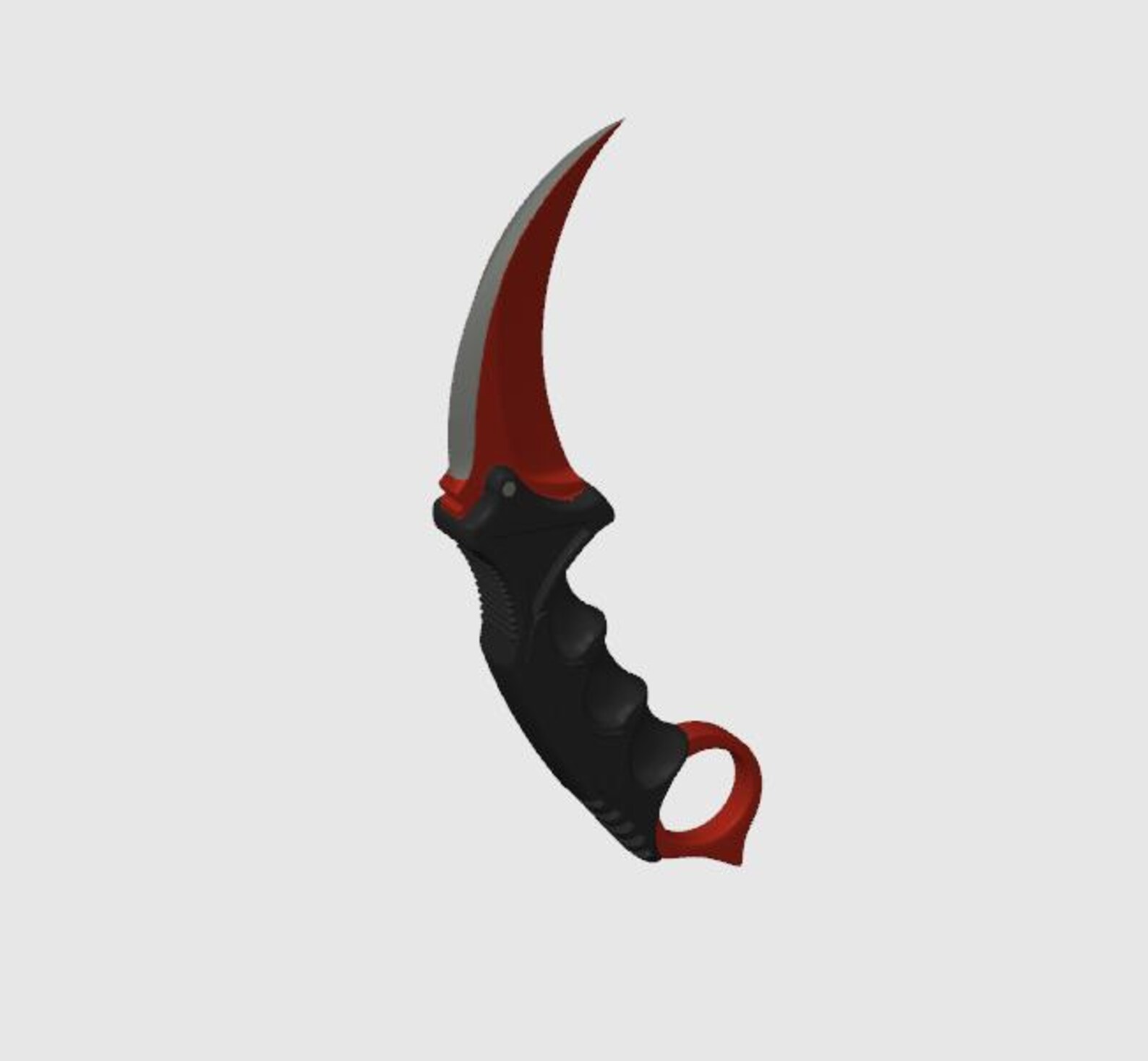 Karambit Prop STL File, Gaming Knife Replica, Cosplay Display (digital ...