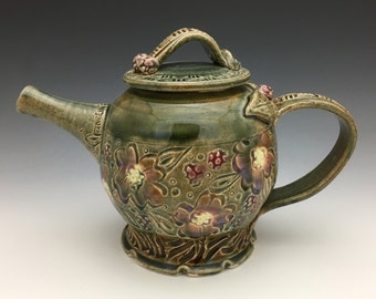 Cherry teapot | Etsy