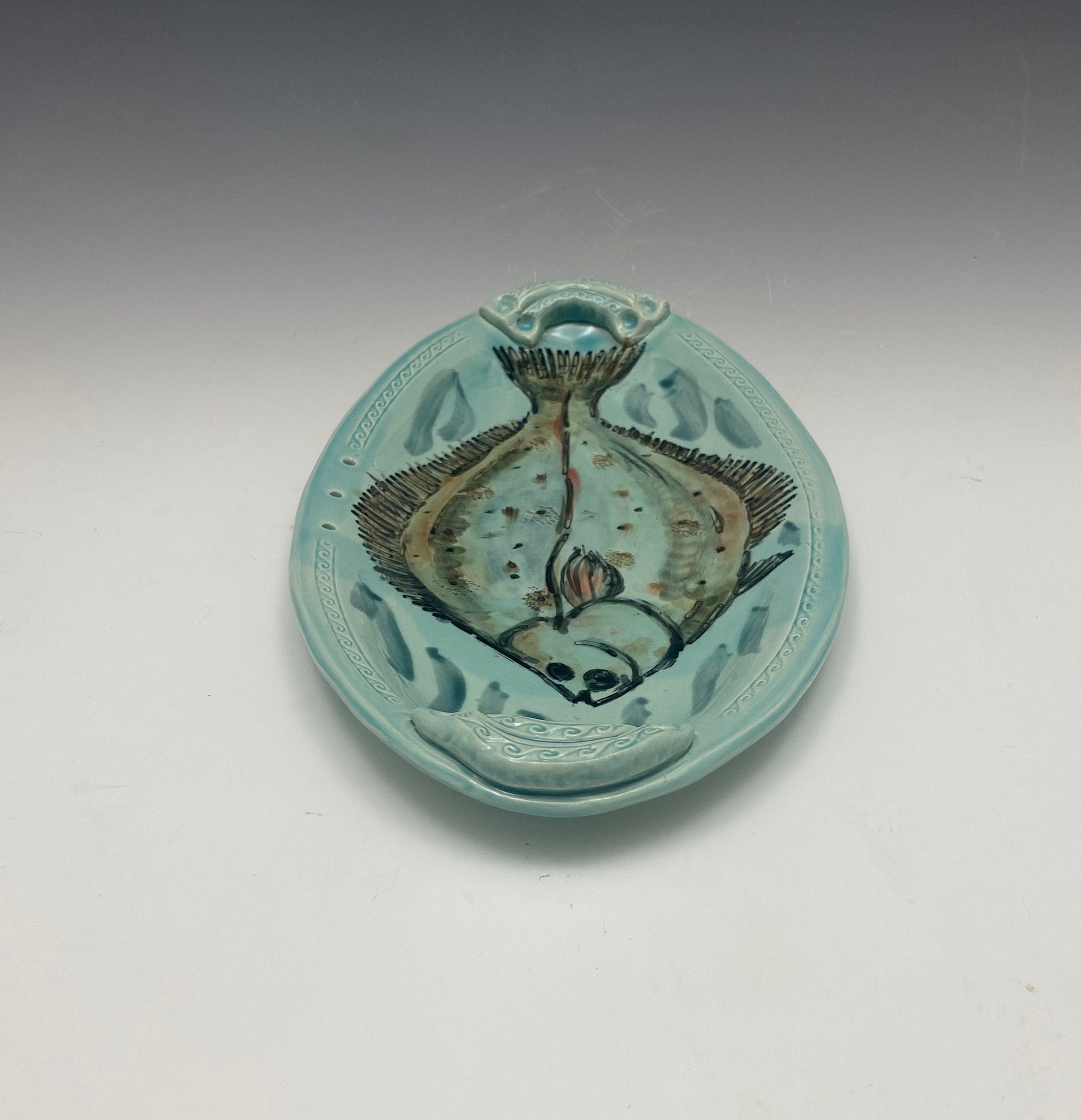 Oval Fish Platter With Handles - Etsy