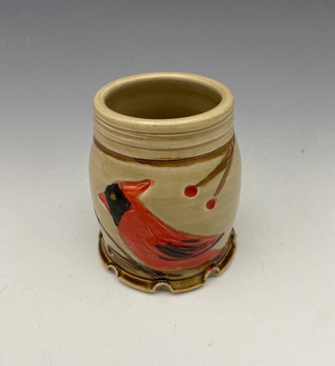 Mini Cardinal Vase - Etsy