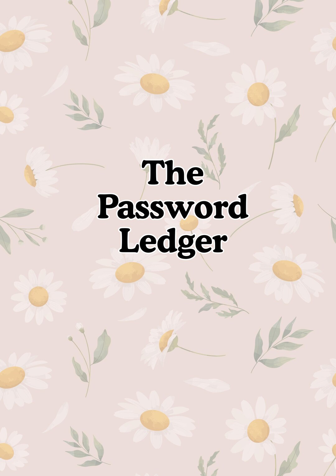Password Tracker Book | Printable Password Organizer | Login Tracker | Digital Download ...