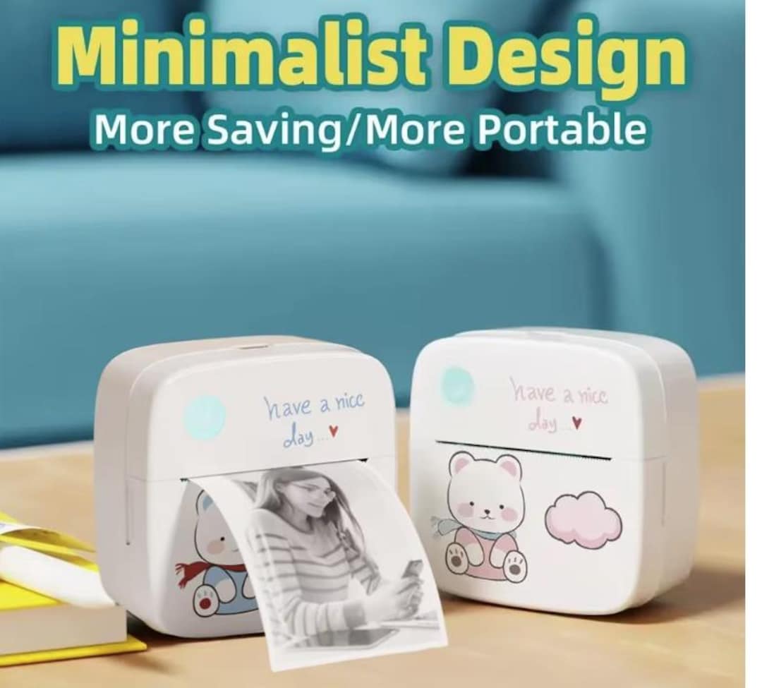 Mini Printers Wireless Bluetooth Label Maker - Etsy
