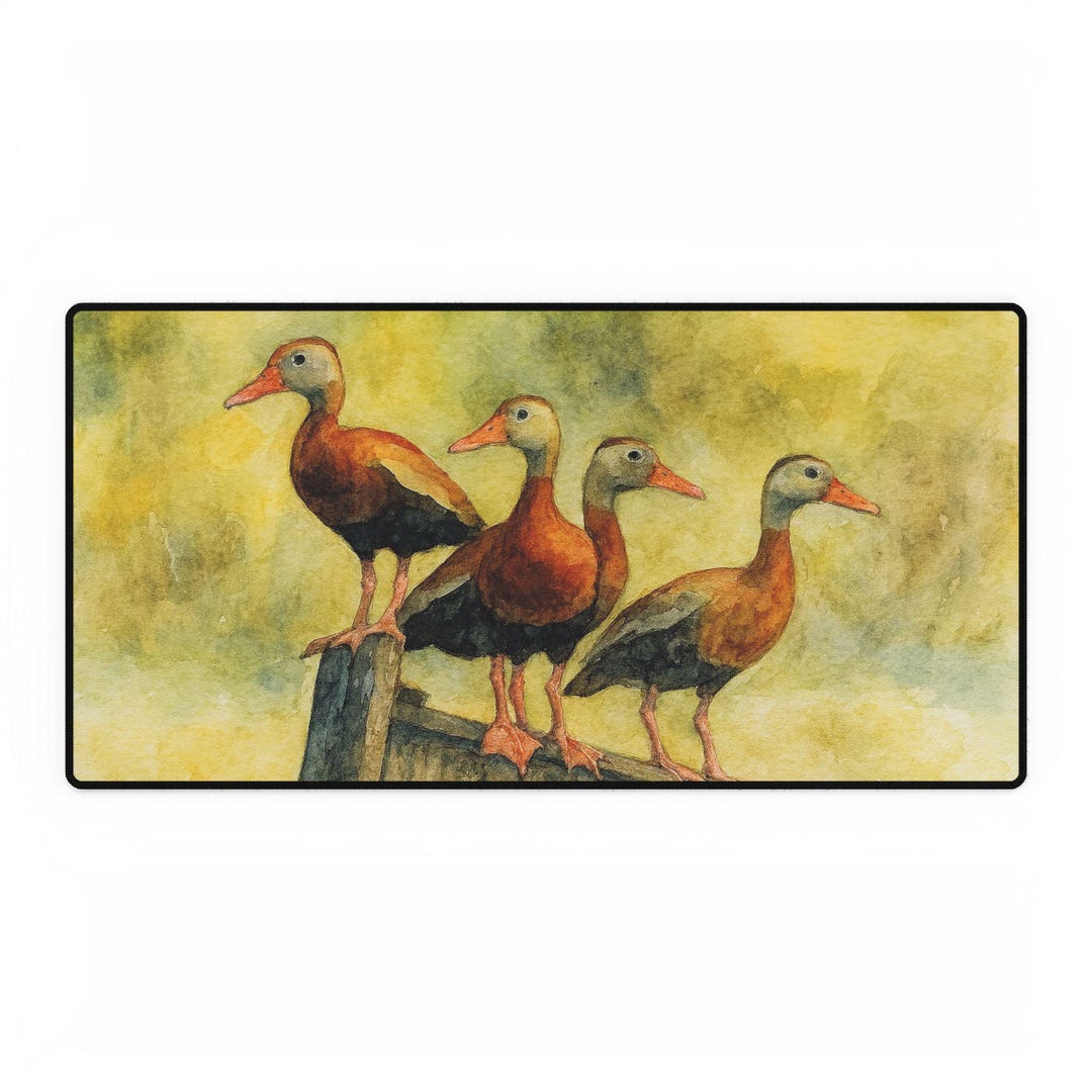 Rubber Duck Desk Mat, Animal Office Decor, Duck Lover Gift - Etsy