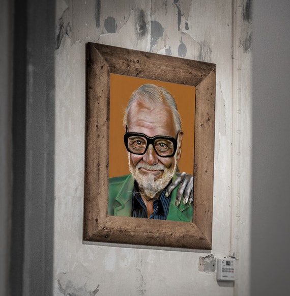 George Romero framed print Digital Prints Art & Collectibles Prints ...
