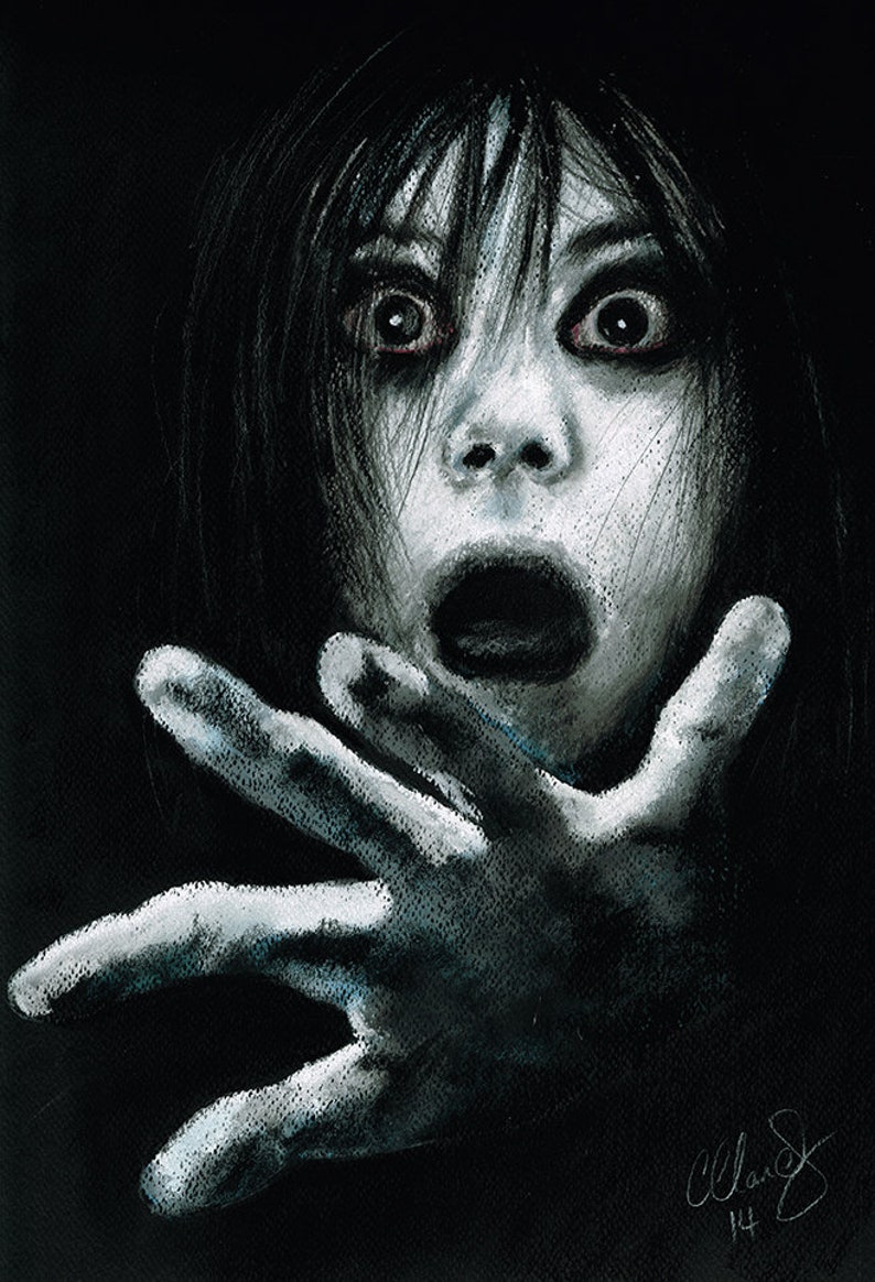 THE GRUDGE Horror Art Pack Horror Art Ju-On Supernatural | Etsy