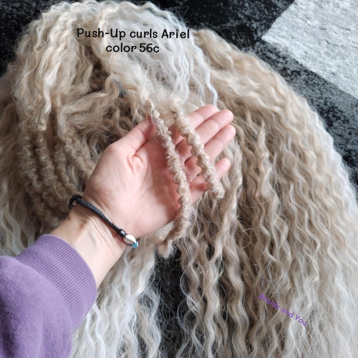 Curls De Push-up Ariel , 50 St, 65 Cm. - Etsy