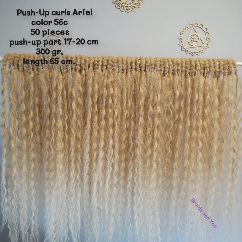 Curls De Push-up Ariel , 50 St, 65 Cm. - Etsy