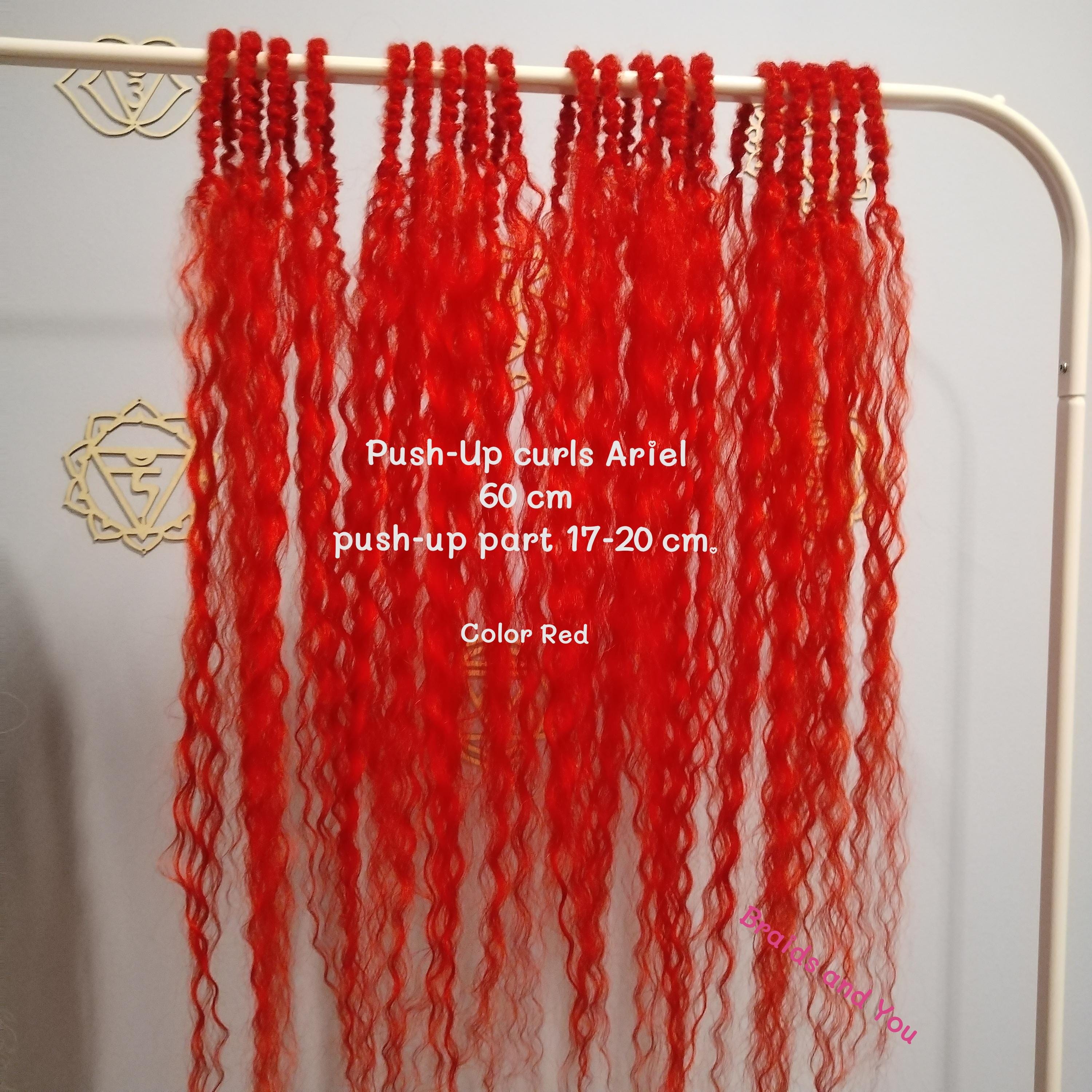 Curls De Push-up Ariel , 50 St, 65 Cm. - Etsy