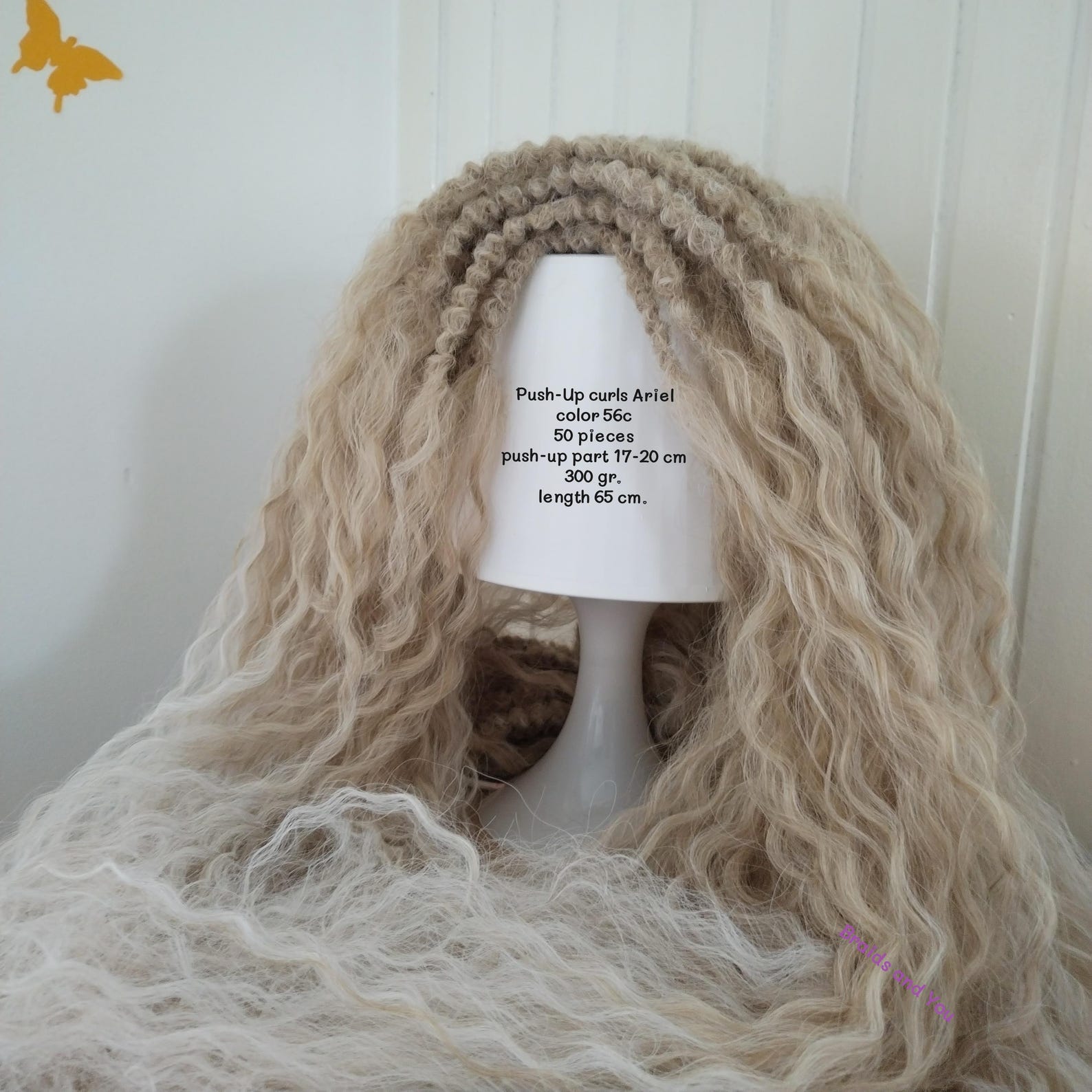 Curls De Push-up Ariel , 50 St, 65 Cm. - Etsy