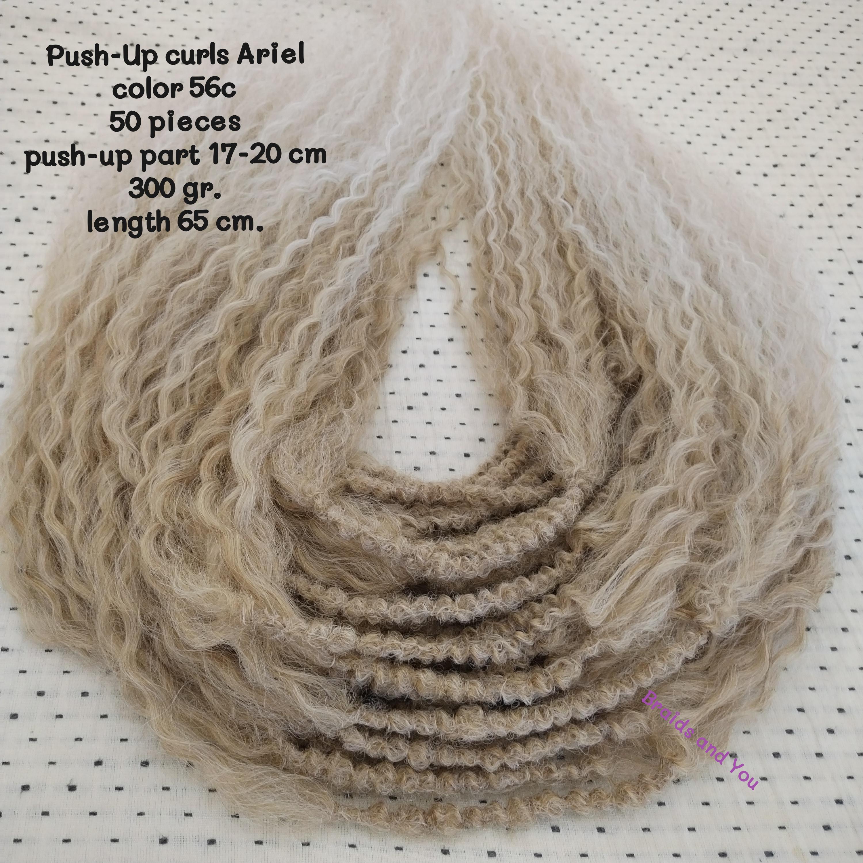 Curls De Push-up Ariel , 50 St, 65 Cm. - Etsy