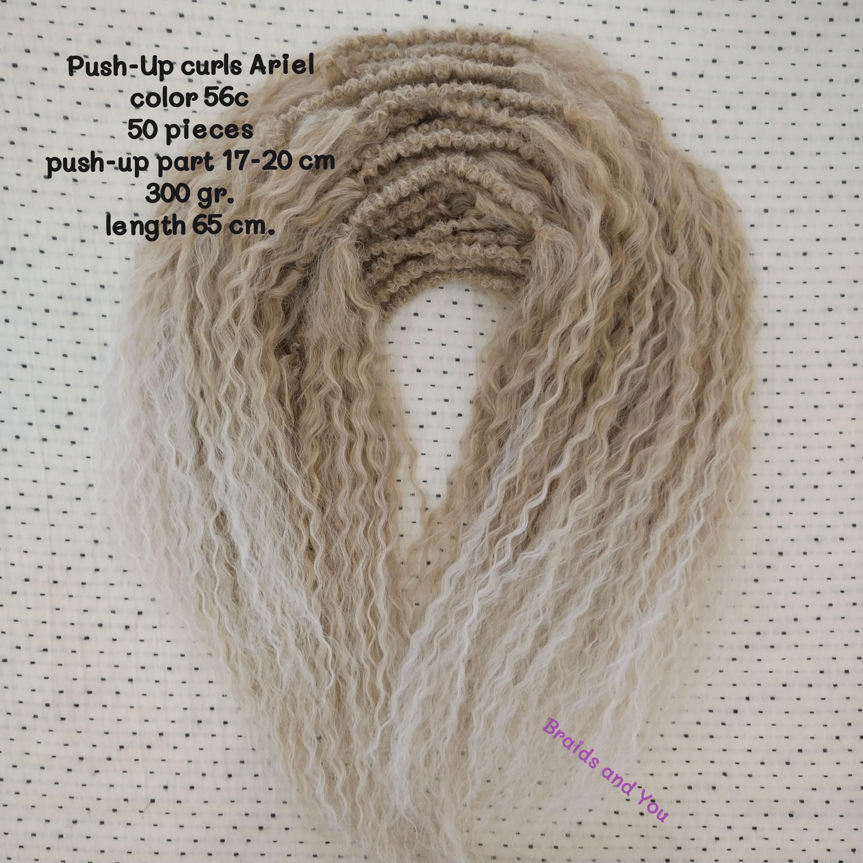 Curls De Push-up Ariel , 50 St, 65 Cm. - Etsy