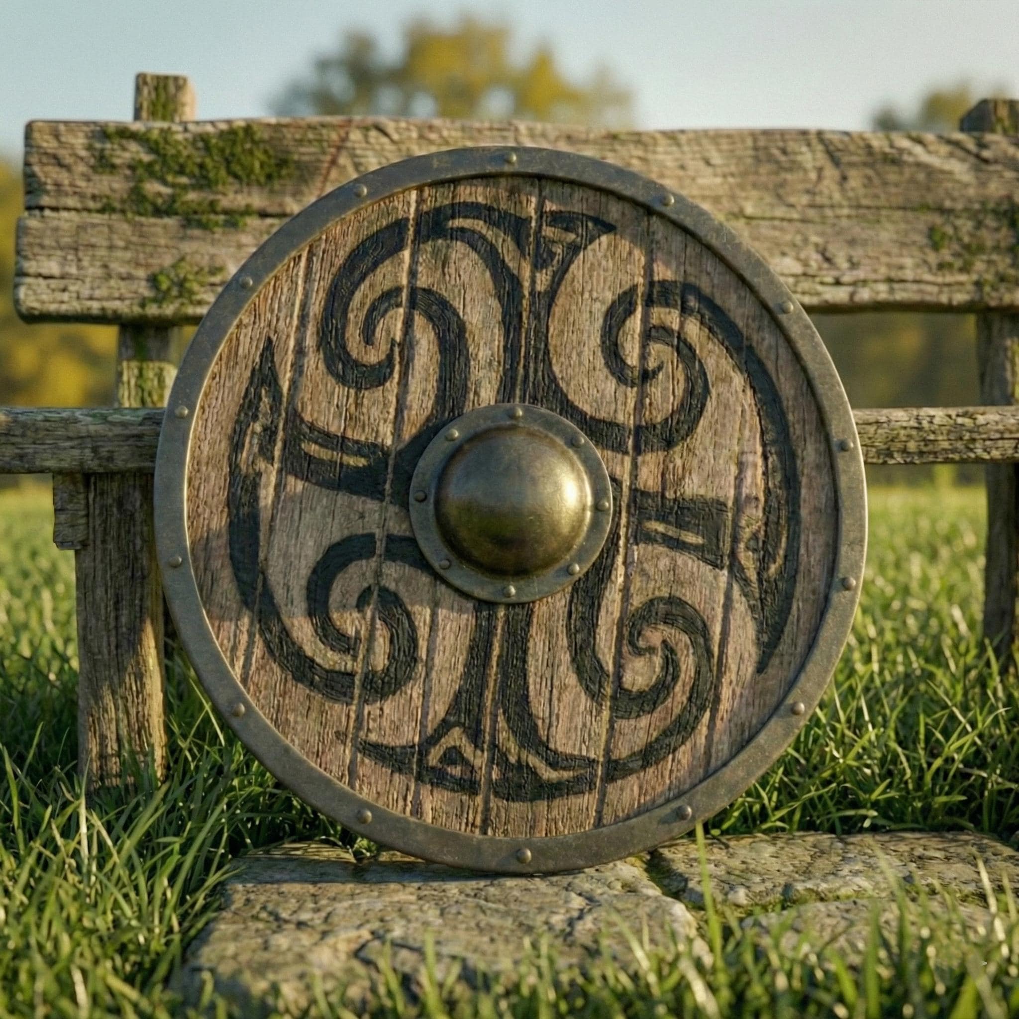 Handcrafted Nordic Viking Shield | Celtic Knot, Cosplay Prop - Etsy