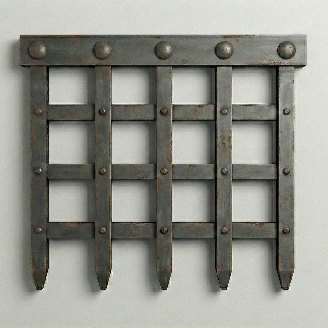 Medieval Wall Decor Panel: Faux Iron MDF Gothic Castle Gate 30"x36 - Etsy