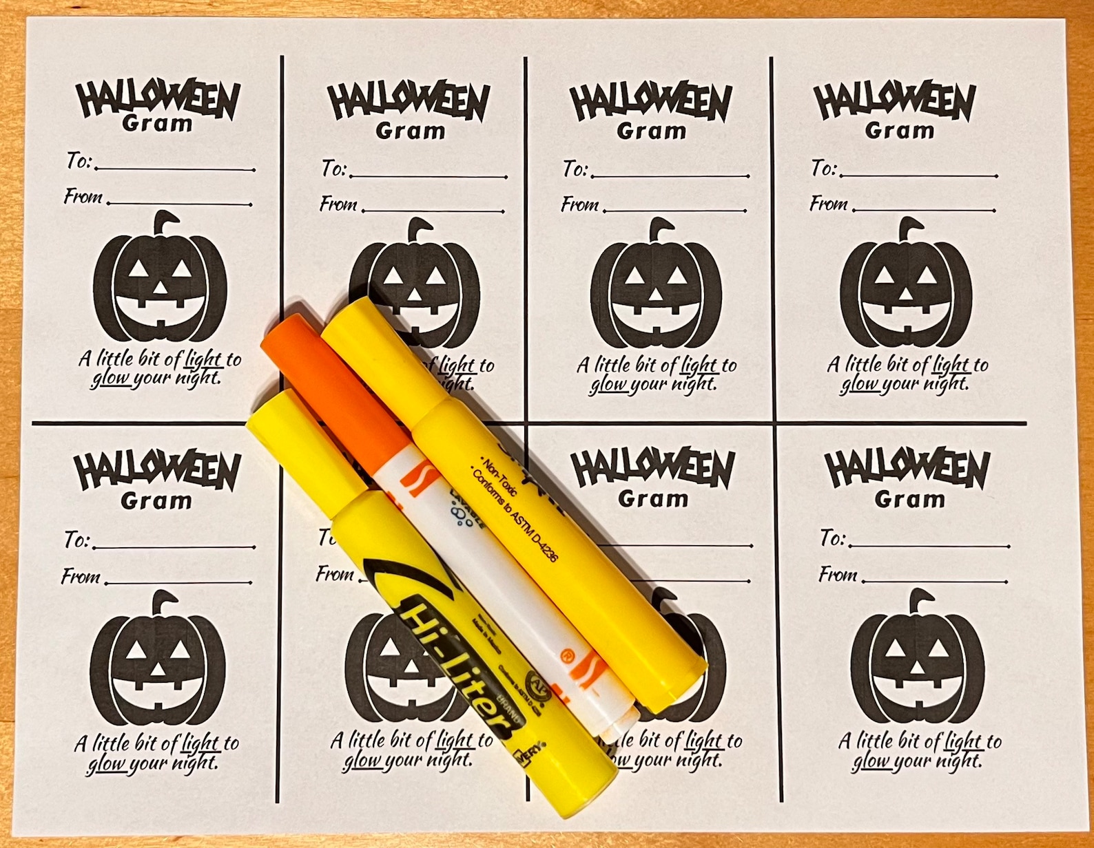 Happy Halloween Grams Boo Gift School PTA PTSA Fundraiser 8 - Etsy