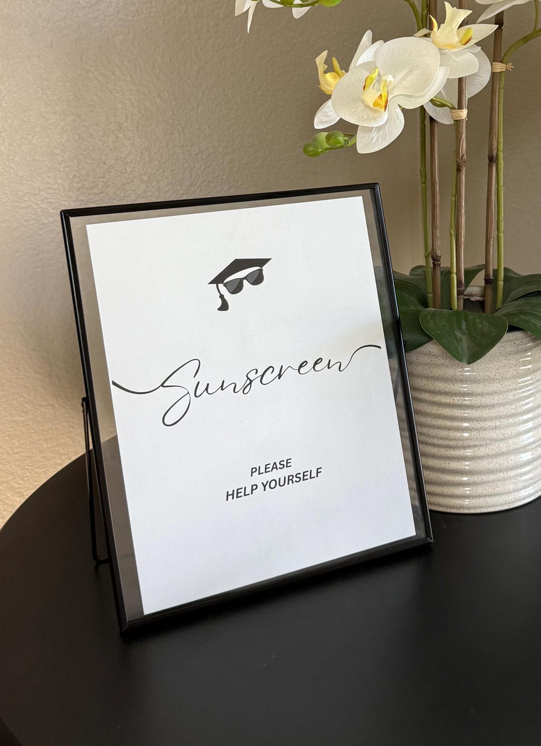 Sunscreen Sign. Please Help Yourself. Perfect for Graduation or ...