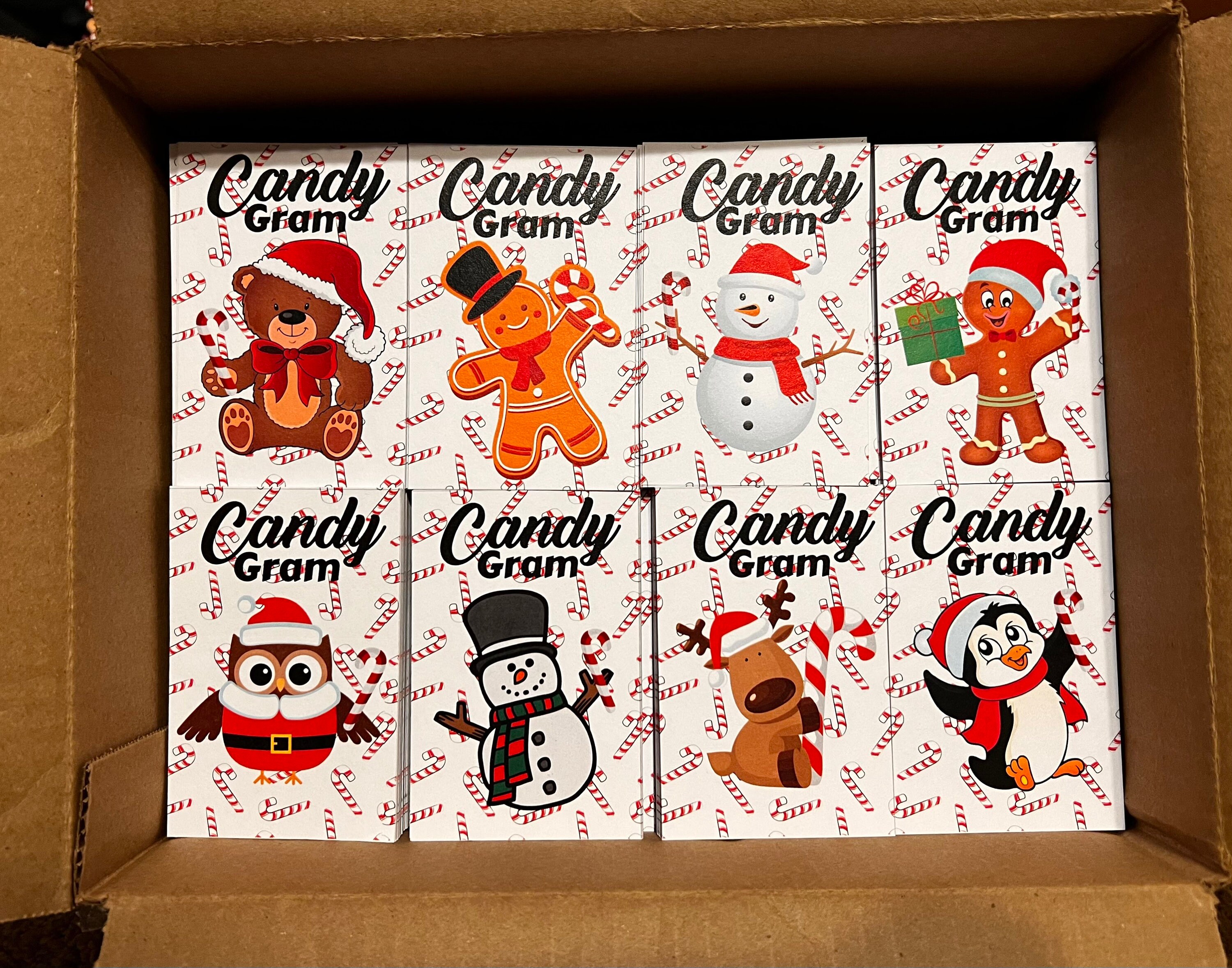 Candy Grams Christmas Candy Cane Gift School PTA PTSA Fundraiser 8 ...