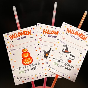 Happy Halloween Grams Boo Gift School PTA PTSA Fundraiser 8 Printable ...