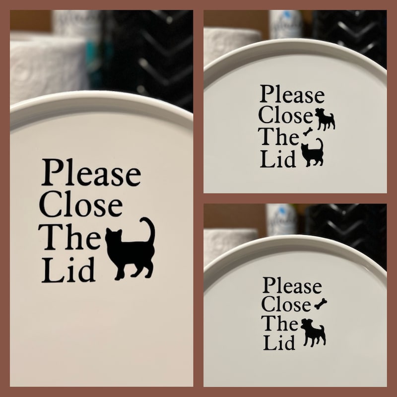 Toilet Sticker Put Down - Etsy