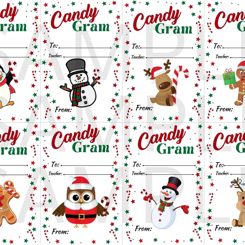Holiday Candy Gram - Etsy